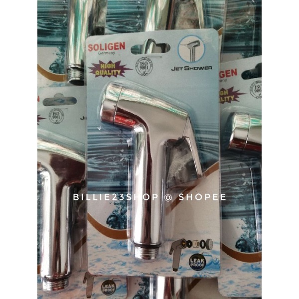 Jual Jet Shower Toilet Chrome/Kepala Jet Shower/Shower Cebok/Bidet/Soligen | Shopee Indonesia