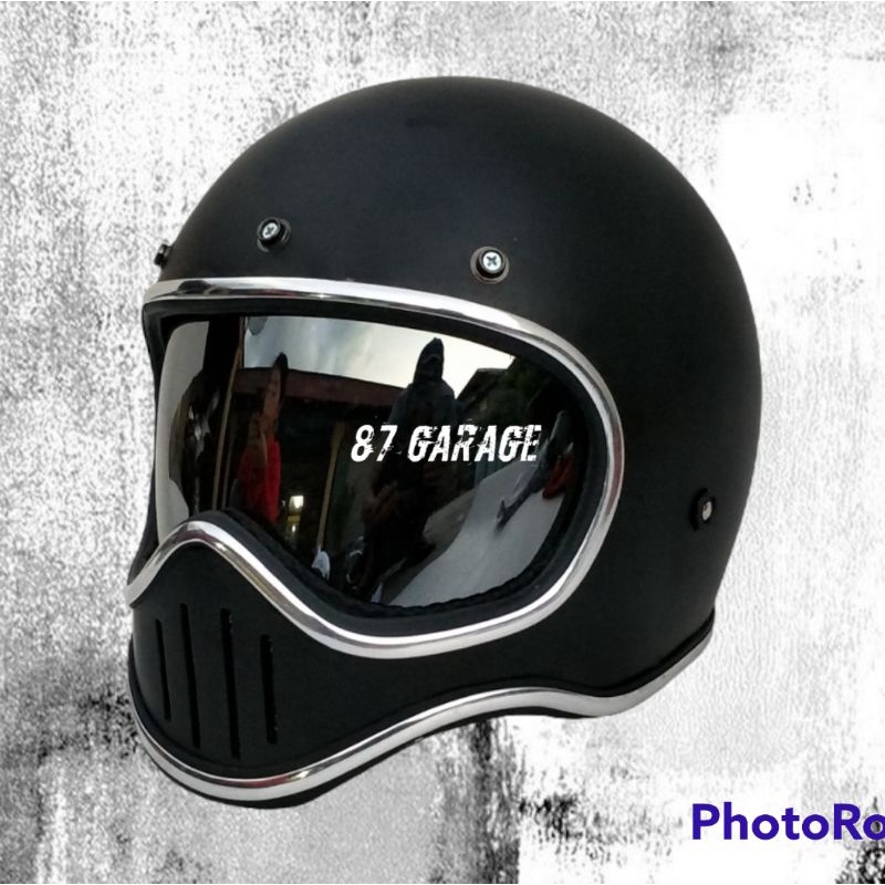 Jual HELM CUSTOM BANDIT SIMPSON M50 CLASSIC RETRO | Shopee Indonesia