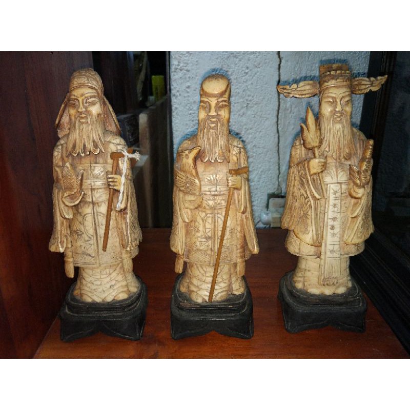 Jual Tiga Dewa China Tulang Kuno Antik | Shopee Indonesia