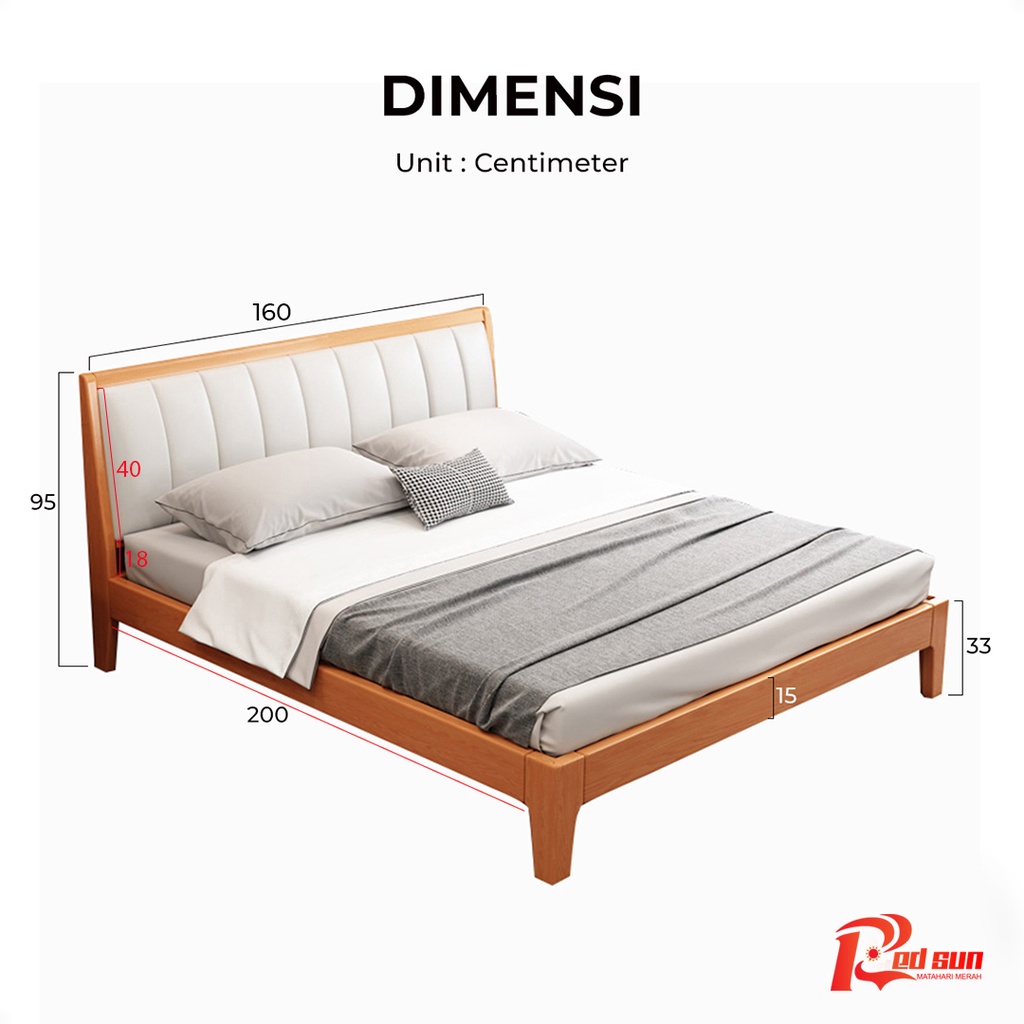 Jual Red Sun Bed Dipan / Divan Tempat Tidur Mebel Modern Minimalis Kayu ...