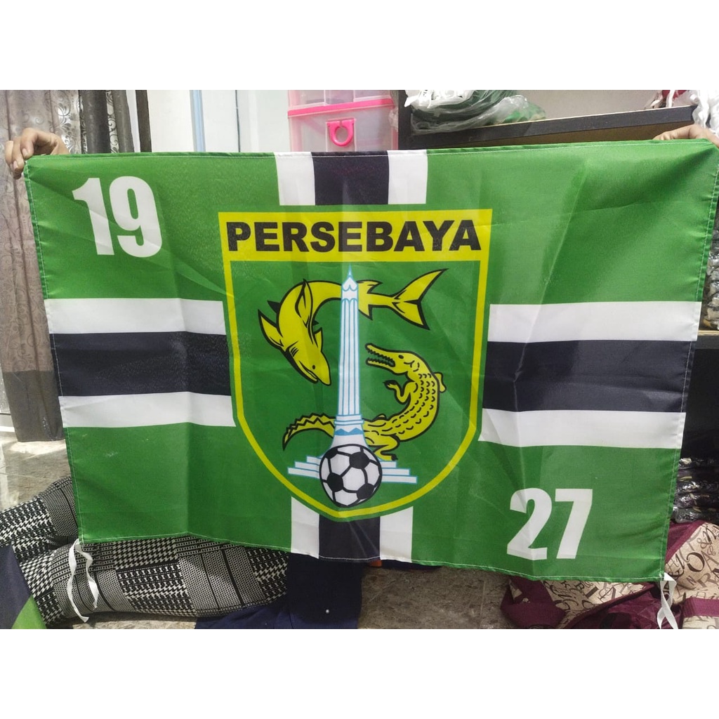 Jual Bendera PERSEBAYA SURABAYA 1927 ( 90 x 60 ) - Ready stock ...