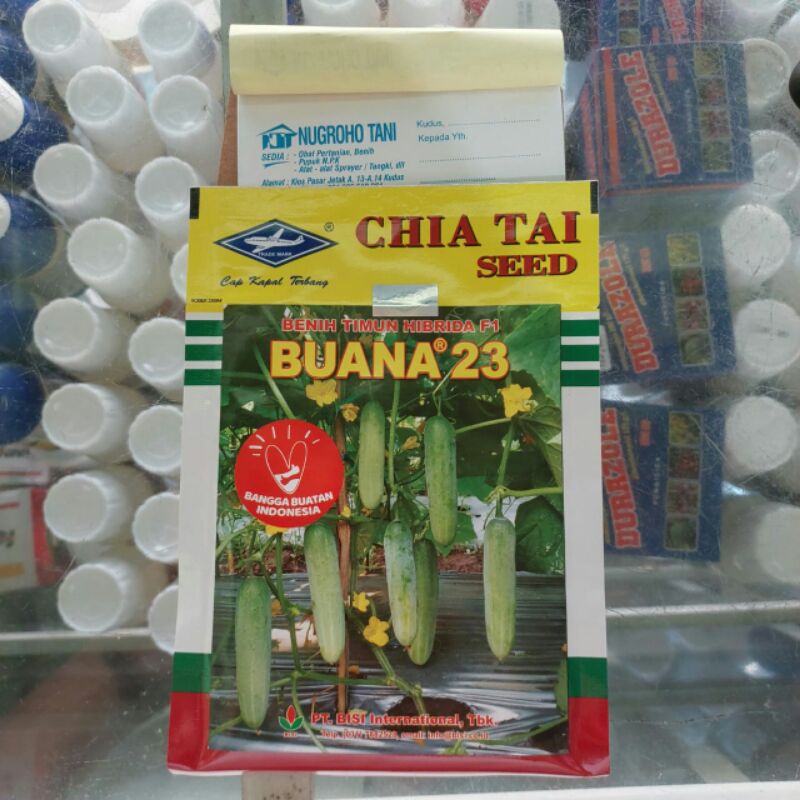 Jual BENIH TIMUN BUANA 23 F1 20 GR CAP KAPAL TERBANG MENTIMUN TAHAN ...