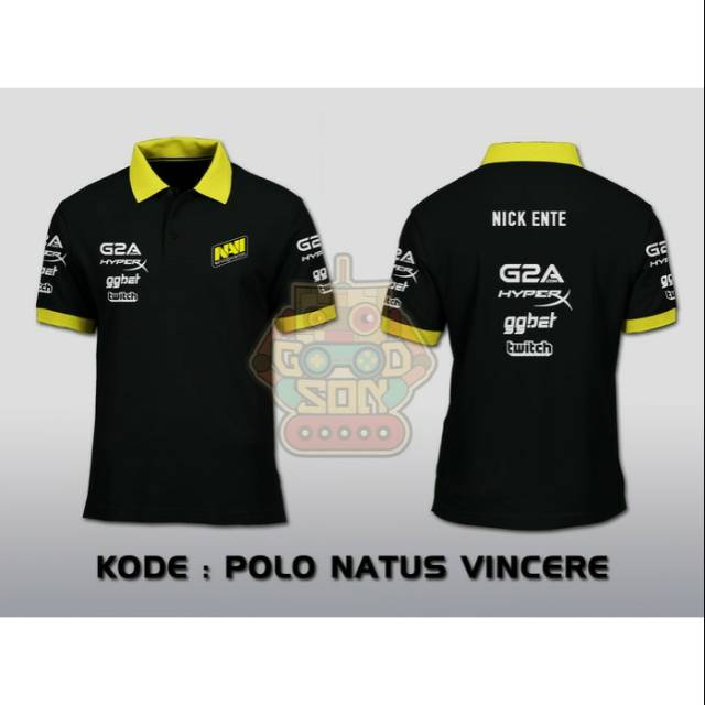 Jual POLO SHIRT DOTA 2 NATUS VINCERE / NAVI | Shopee Indonesia