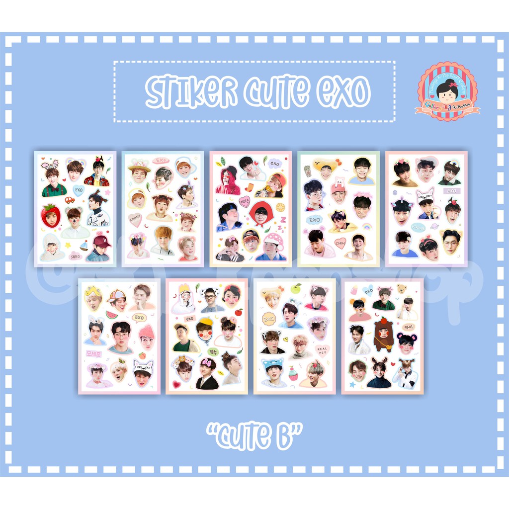 Jual STIKER CUTE EXO KPOP | Shopee Indonesia