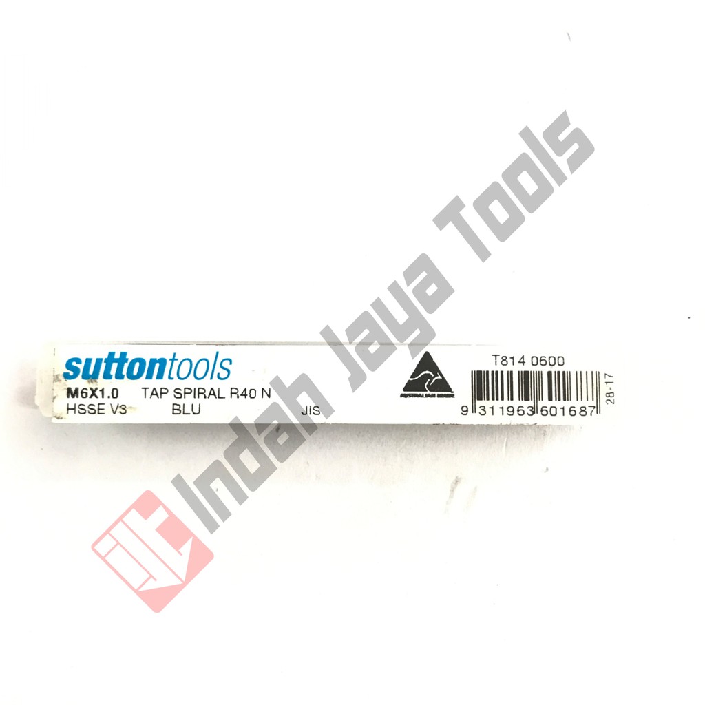 Jual SUTTON SP M6 x 1.0 Tap Mesin Spiral - Machine HSS E Blue 6 x1.0 mm ...