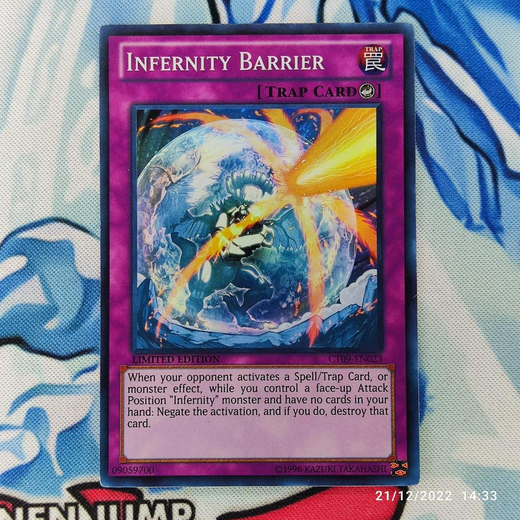 Jual yugioh infernity barrier CT09 super rare original | Shopee Indonesia