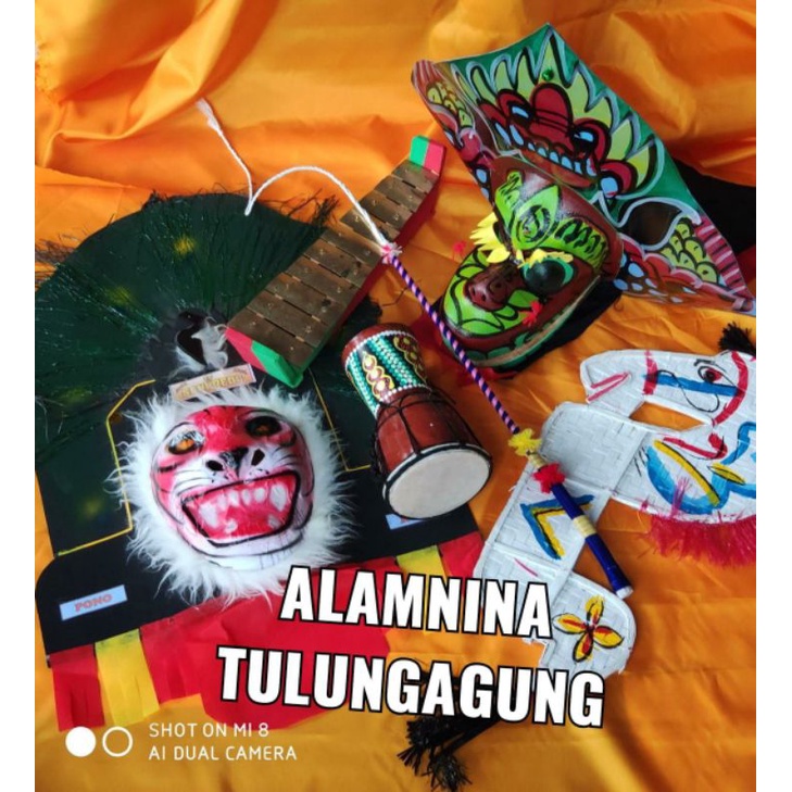 Jual topeng reog Ponorogo kuda lumping cambuk jimbe nong Ning barongan ...