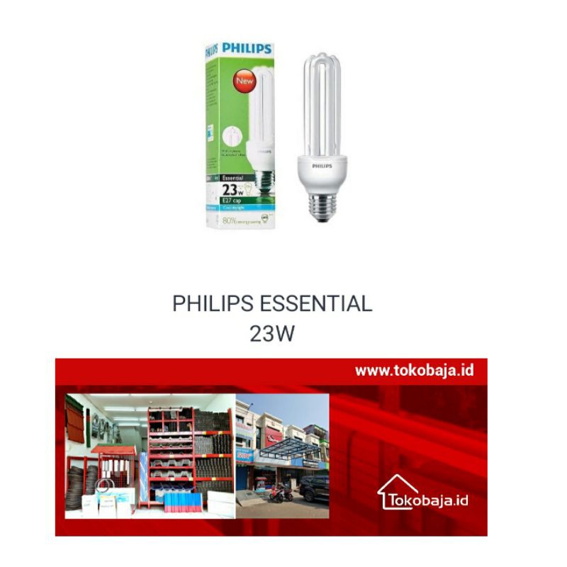 Jual lampu philips essential 23W | Shopee Indonesia