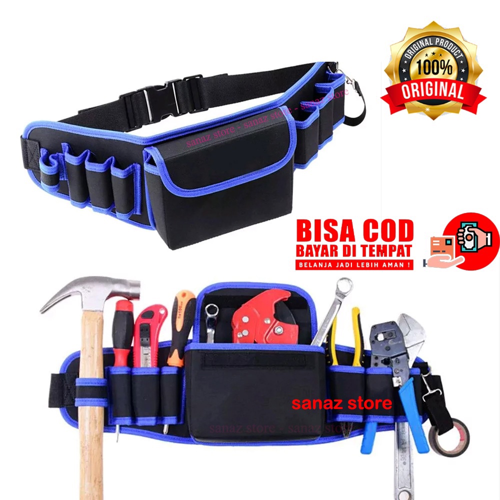 Jual TOOL BAG TAS PERKAKAS PENYIMPANAN | Tas pinggang perkakas toolkit ...