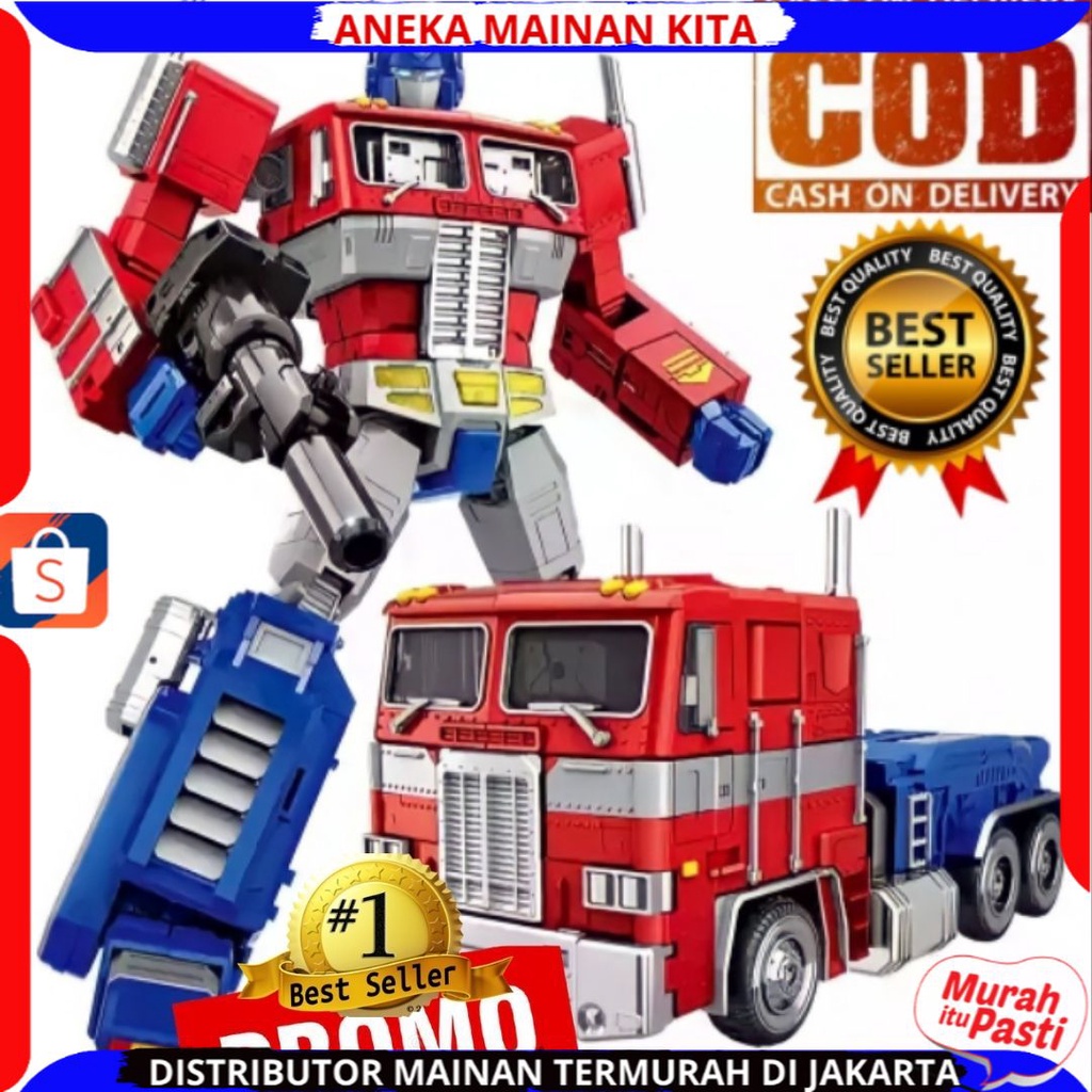 Jual PROMO Mainan Anak Laki Laki Robot optimus brave destiny mobil ...