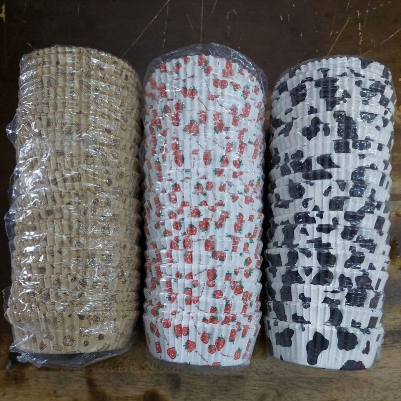 Jual CUP ROTI BULAT 1 ROLL ( + - 200 PCS ) | Shopee Indonesia