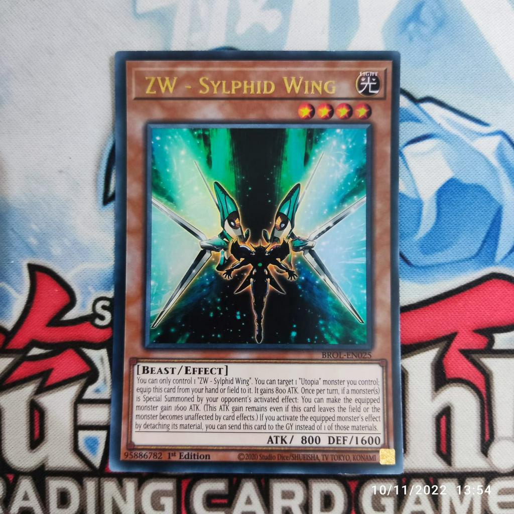 Jual yugioh zw sylphid wing BROL ultra rare original | Shopee Indonesia