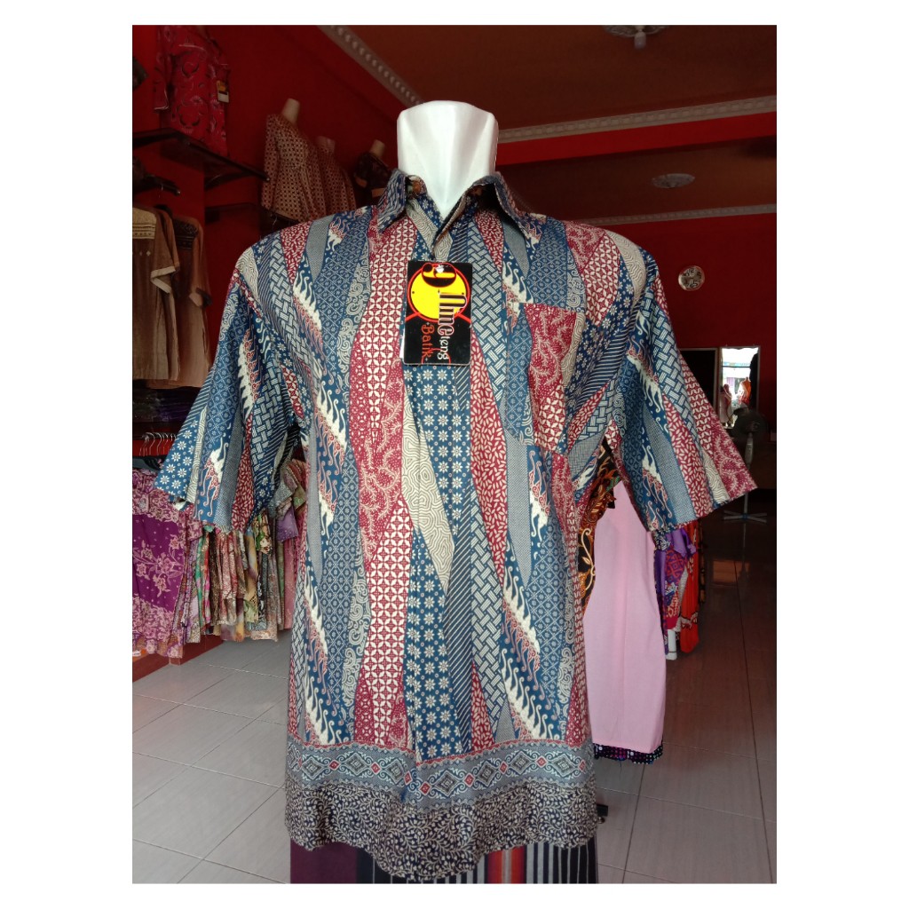 Jual pakaian pria atasan batik halus kris 9teng batik jambi | Shopee ...