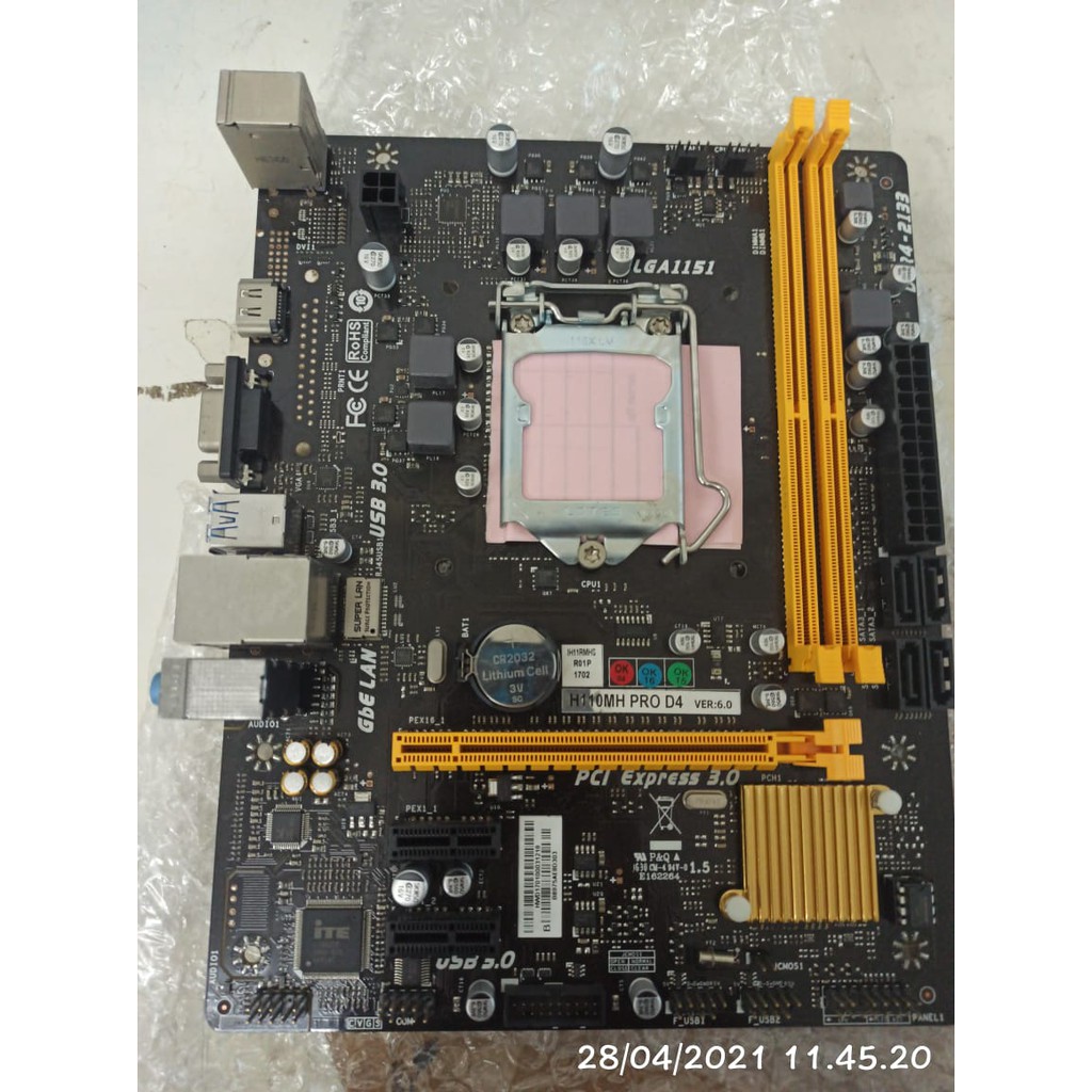 Jual MAINBOARD BIOSTAR H110MH PRO D4 VER.6.0 LGA 1151 | Shopee Indonesia