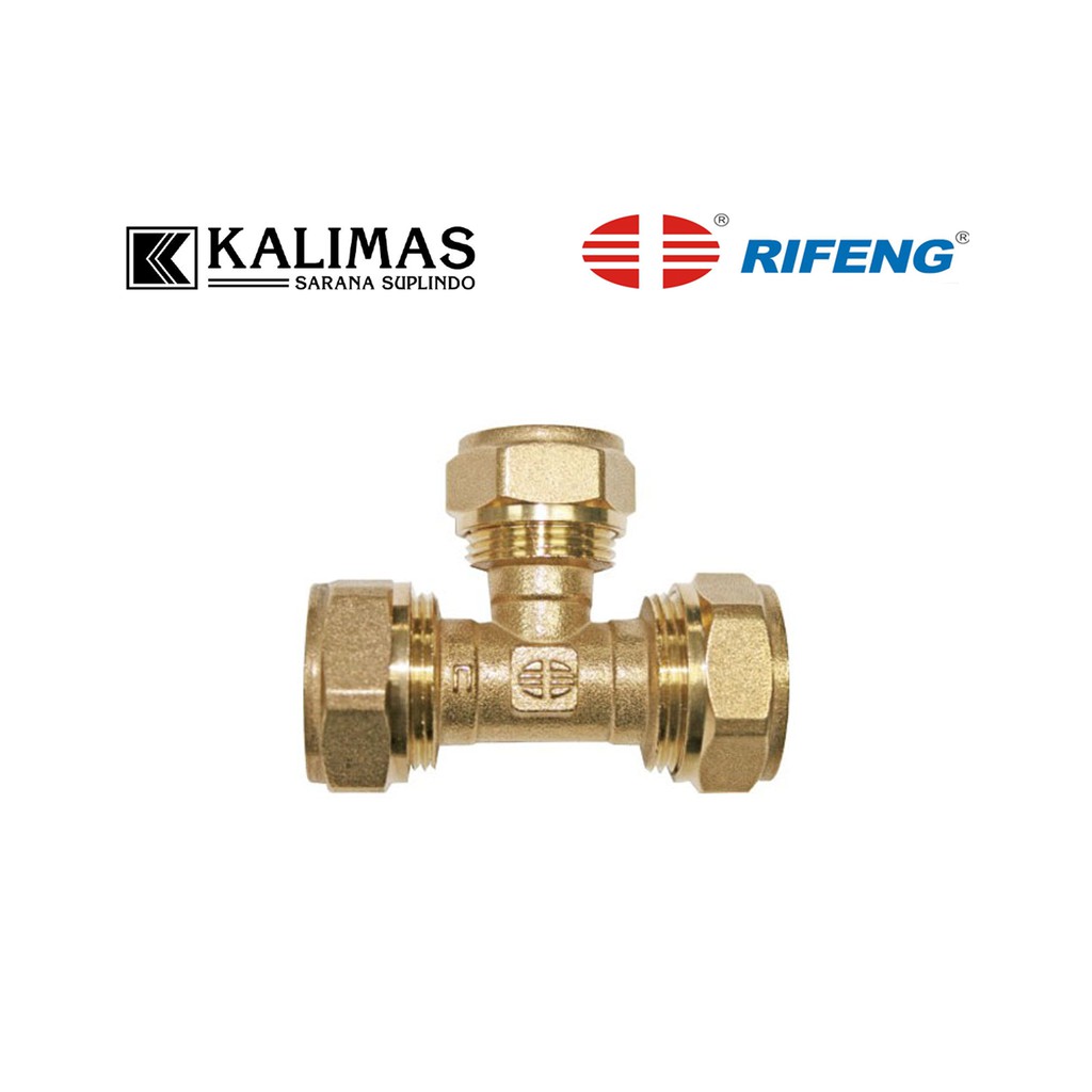 Jual Equal Tee (RIFENG) d. 1/2" - T1216 x 1216 x 1216 | Shopee Indonesia