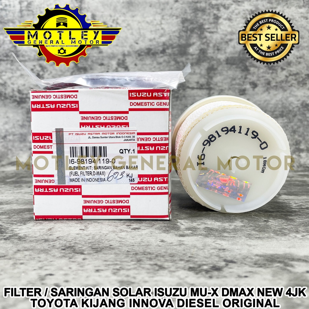 Jual FILTER SARINGAN SOLAR ISUZU MU-X MUX TOYOTA KIJANG INNOVA INOVA ...