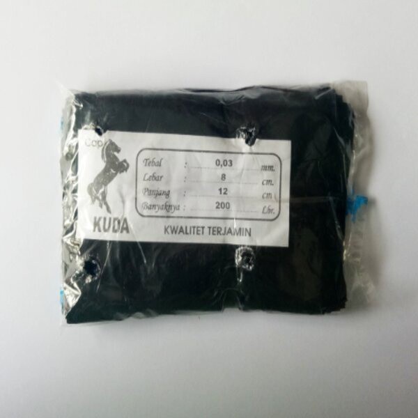 Jual Polybag 8x12 200pc Polibag Poly Bag Plastik Semai Tanaman Kecil 8 ...