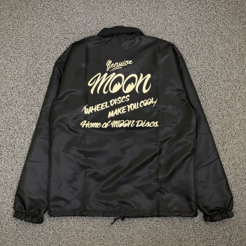 Jual COACH JACKET MOONEYES SUPPLY RACING DIVISION PRINTED LOGO BACK ...