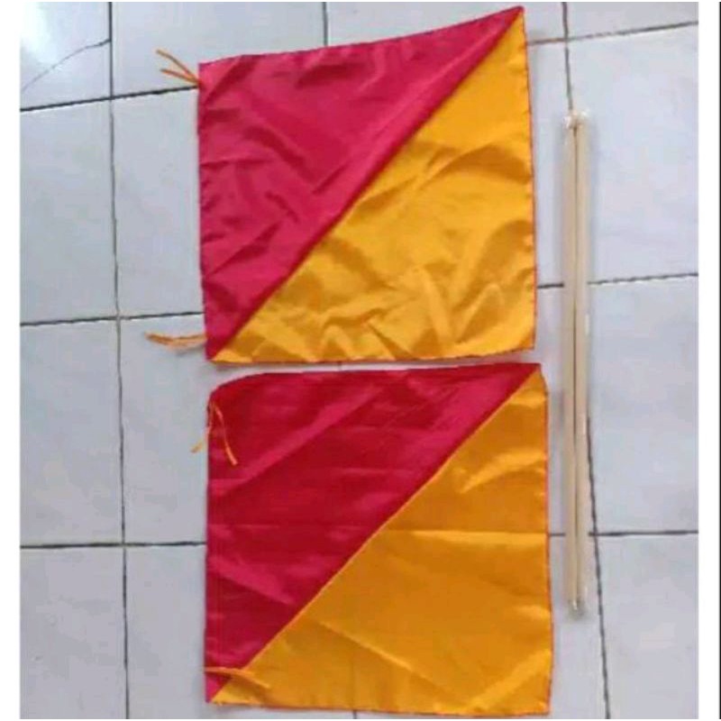Jual bendera semaphore pramuka semapur pramuka 1 set, bendera. 1 pack ...