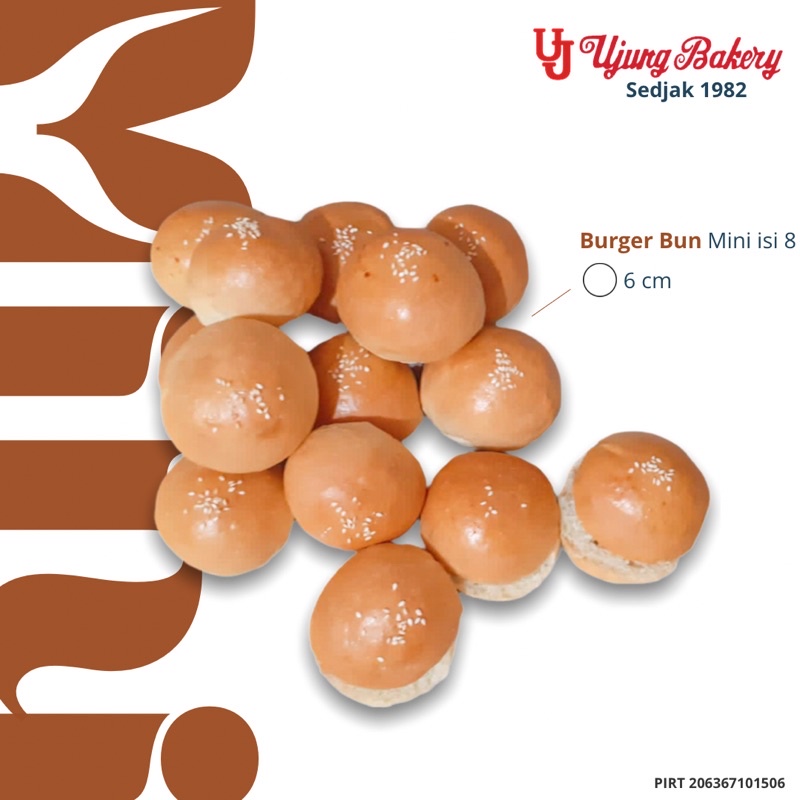 Jual Burger Mini | 6 cm -/+ | isi 8 | Shopee Indonesia