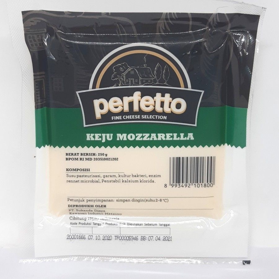 Jual MOZARELLA CHEESE | PERFETTO | KEJU MOZARELLA (LABEL ASLI, BUKAN ...