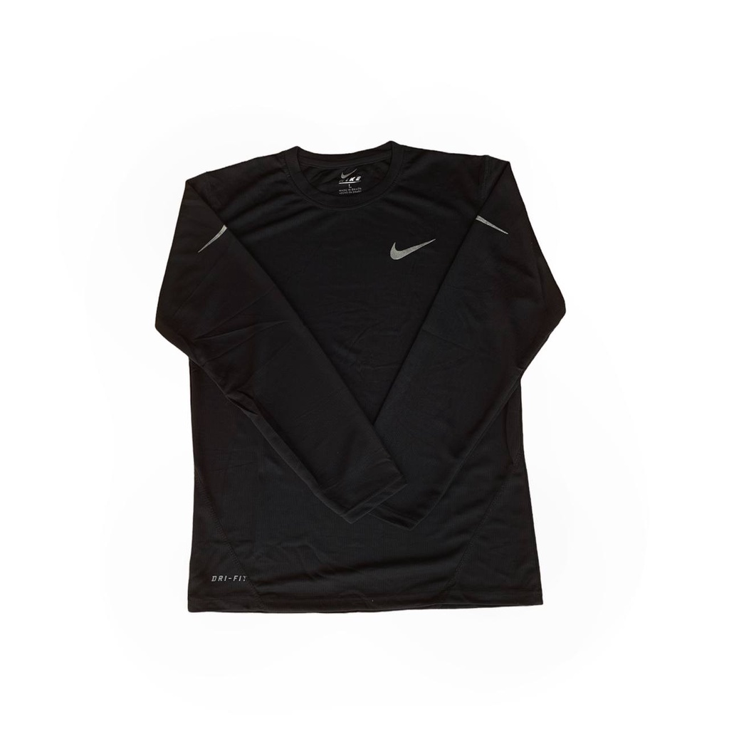 Jual Kaos Olahraga Lengan Panjang Pria Bahan Polyester Kaos Training ...