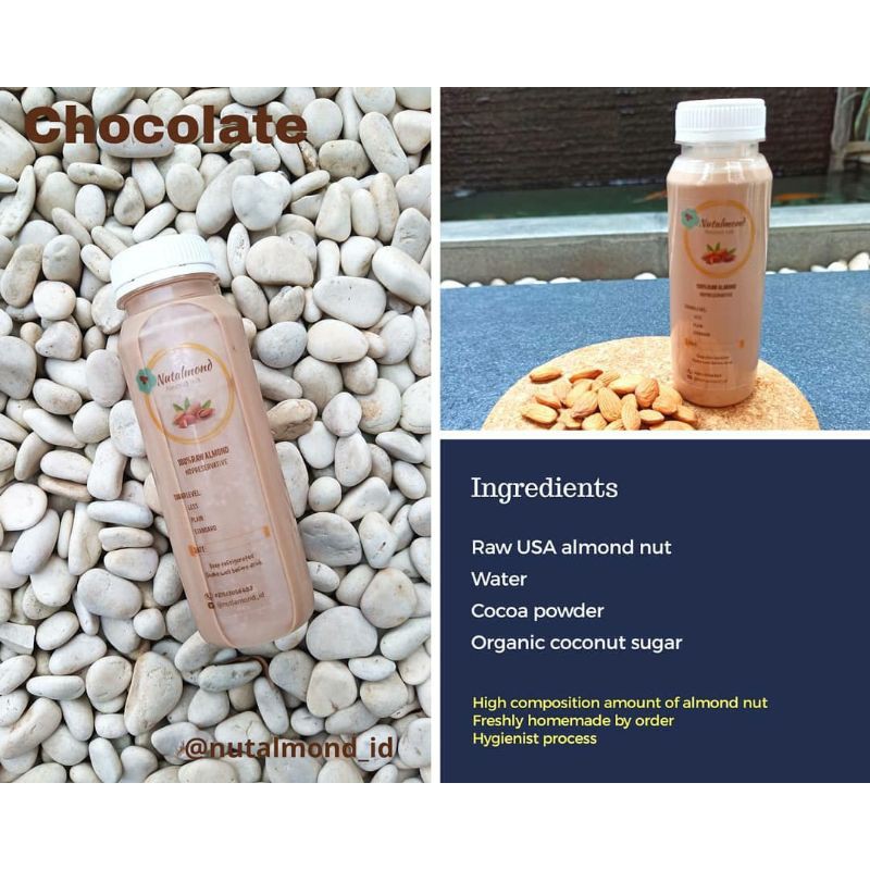 Jual Susu Almond Rasa Coklat (Chocolate Almond Milk) - ASI Booster ...
