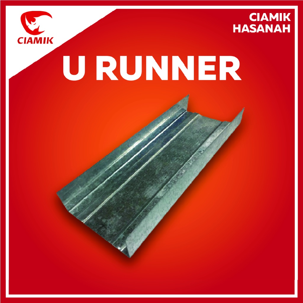 Jual U Runner / Metal Runner Galvalume Partisi Rangka Metal | Shopee ...
