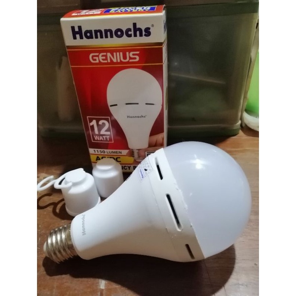 Jual Hannoch Genius AC/DC 8 Watt, 10 Watt, 12 Watt dan 15Watt Emergency ...
