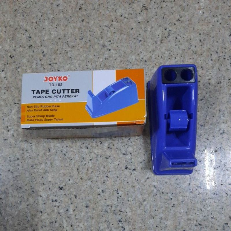 Jual Tape Cutter 1/2" Kecil Joyko TD-102 / Tape Dispenser Isolasi Kecil ...