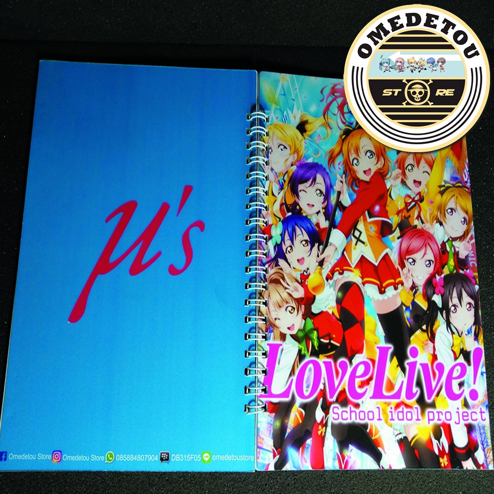 Jual Notebook Anime Love Live - Muse Idol School | Shopee Indonesia