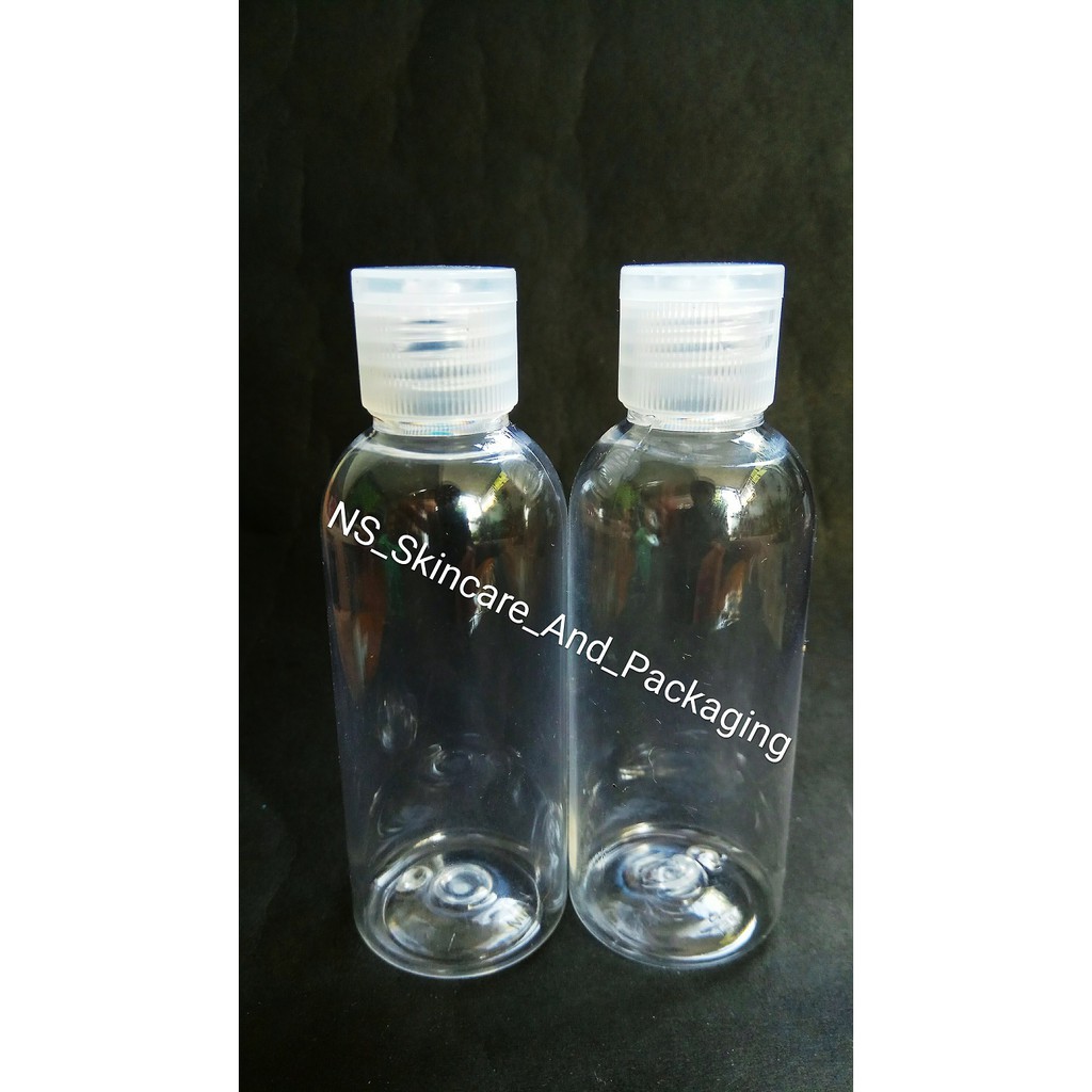 Jual BOTOL FLIPTOP 60 ml Natural ( Tutup Natural ) / botol fliptop 60ml | Shopee Indonesia