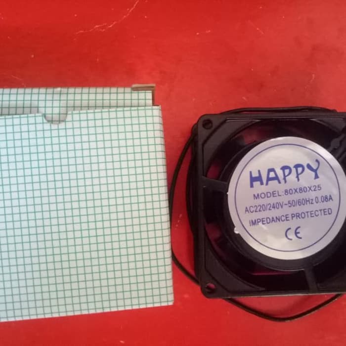Jual Fan Panel 220V AC 8x8 cm I Kipas Angin Pendingin Listrik Kotak ...