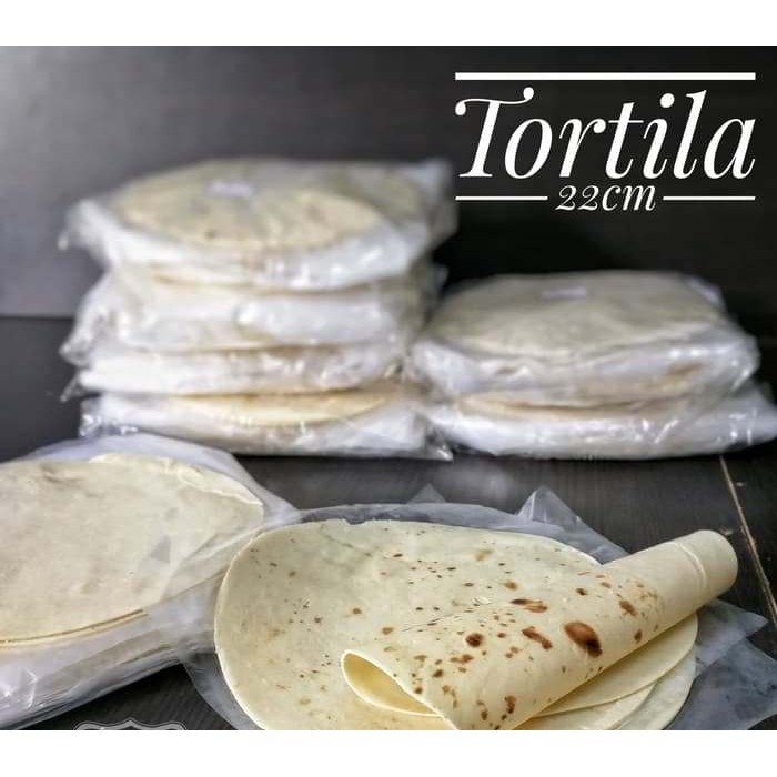 Jual Kulit Tortila Roti Kebab Taco Frozen Beef Chicken Original 22cm ...