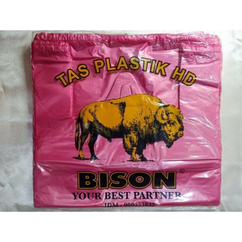 Jual KANTONG PLASTIK HD PINK BISON / HD LOS PINK PREMIUM 30x55 / LOS ...