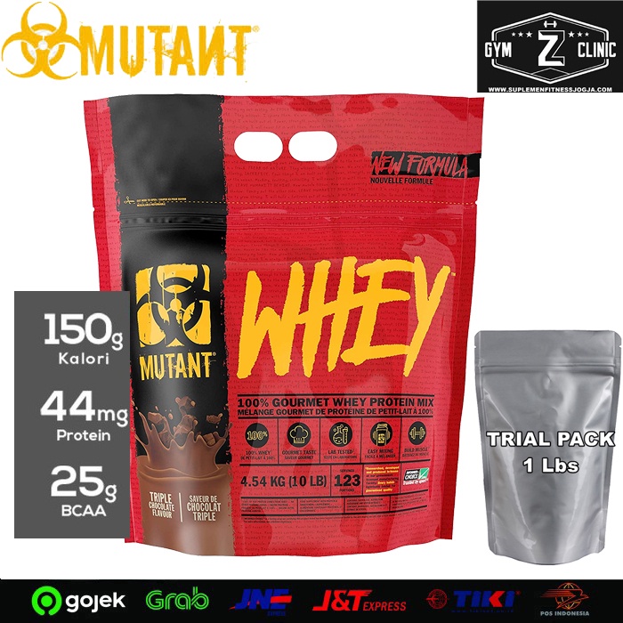 Jual Mutant Whey Protein 1 lbs Protein Isolate Trial Pack | Shopee ...