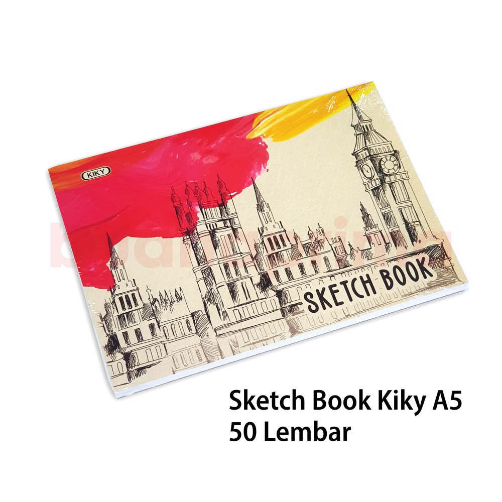 Jual Sketch Book Kiky A5 Kecil Buku Gambar Sketsa Sketchbook Drawing ...
