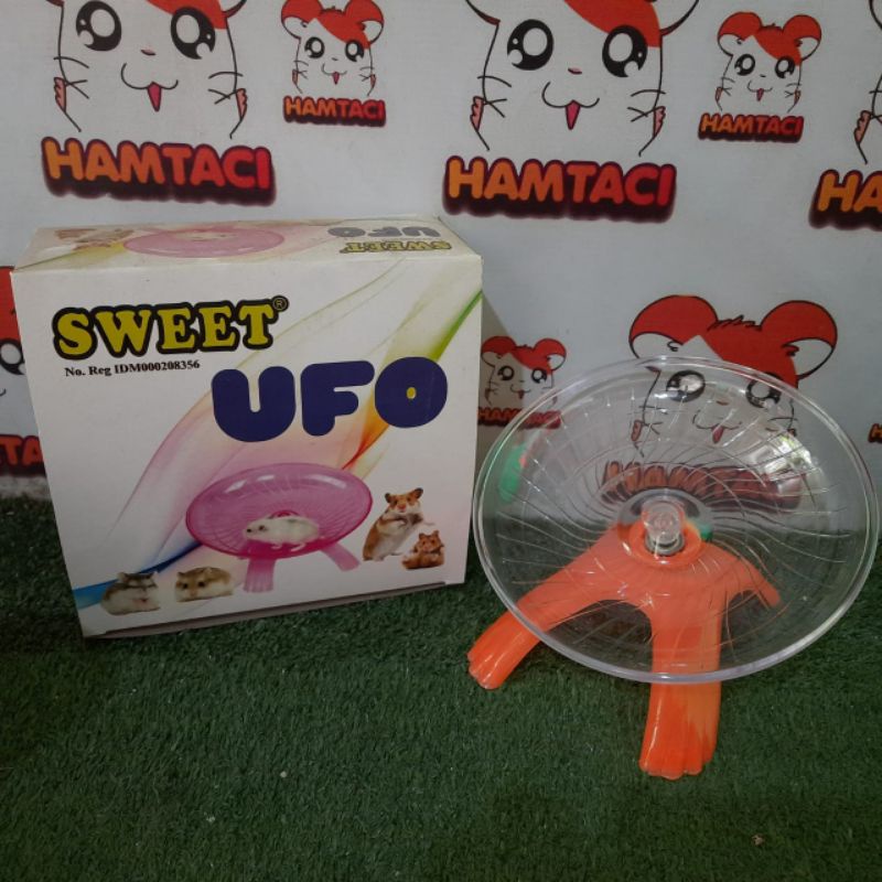 Jual FLYING SAUCER HAMSTER SWEET LARGE / MAINAN HAMSTER /SWEET UFO ...