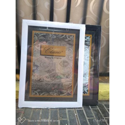 Jual Jual frame foto bingkai foto figura foto A4 21x30 tepi atau 25x35 ...