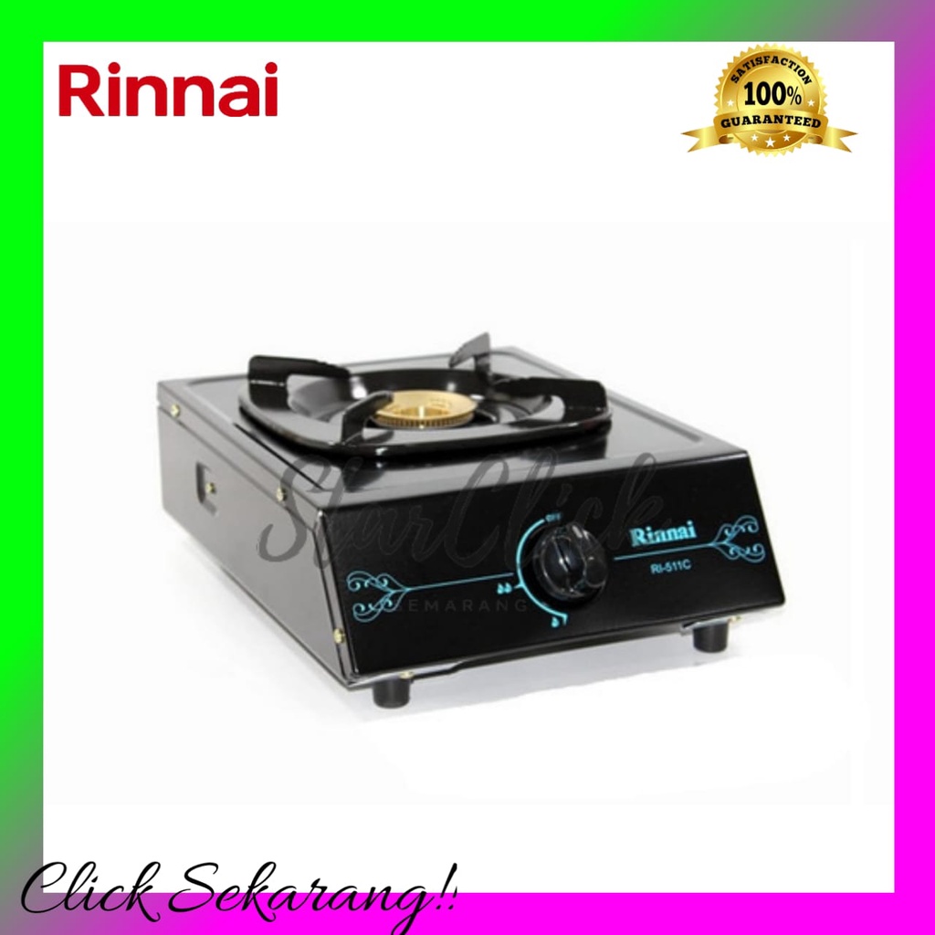 Jual RINNAI KOMPOR GAS RI-511C / RI 511 C / RI511C [1 Tungku] | Shopee ...