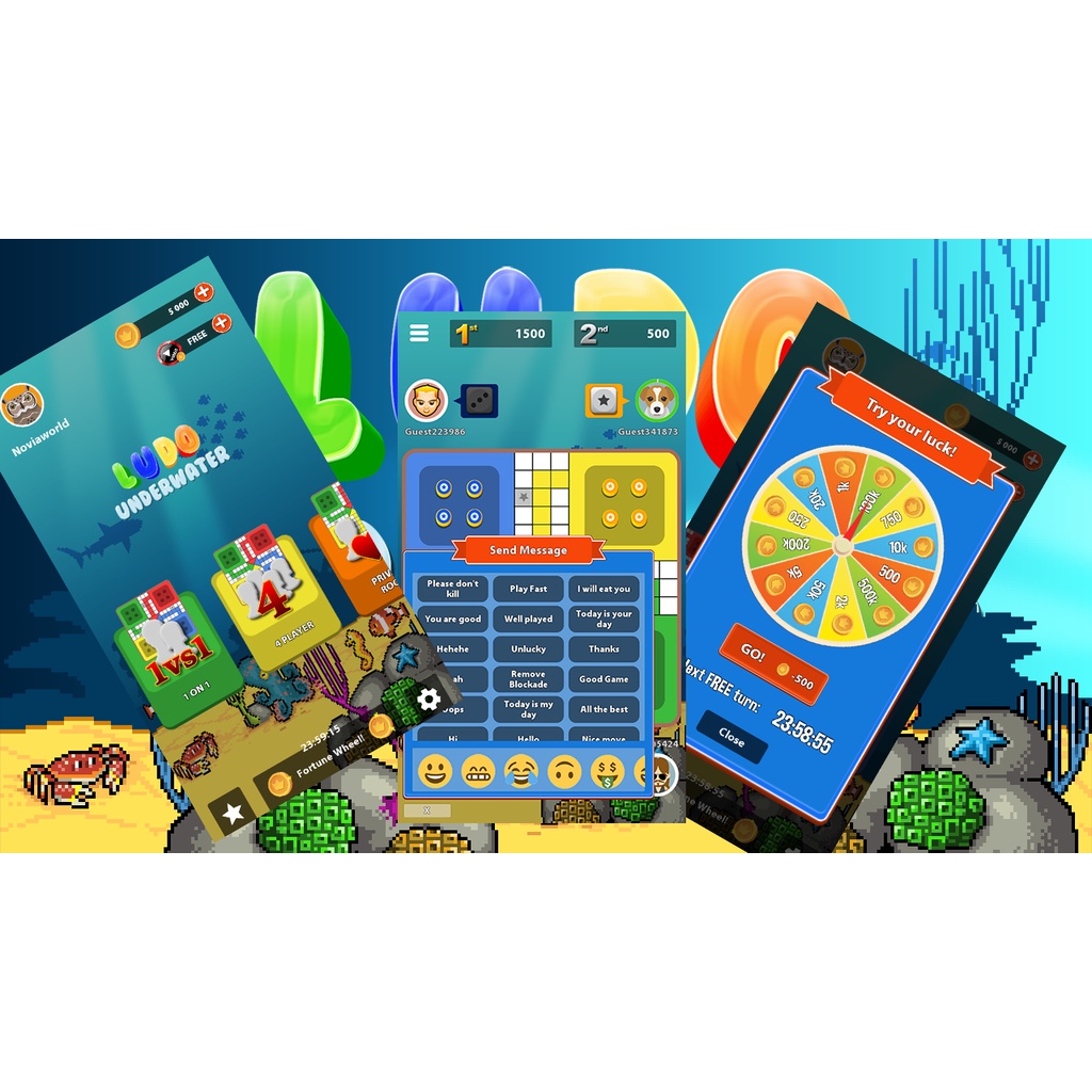 Jual Source code unity game ludo multiplayer raedy admob dan fan ...