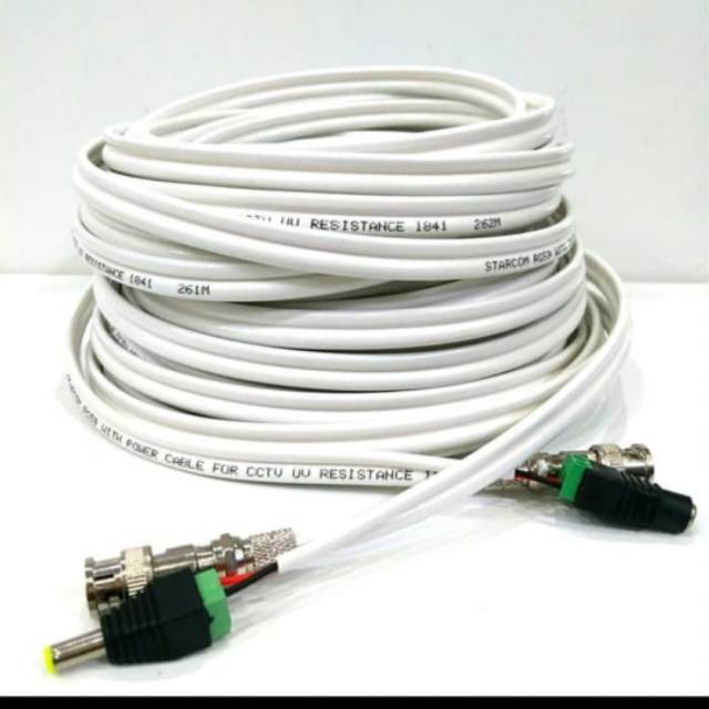Jual KABEL CCTV SIAP PAKAI RG59 PLUS POWER KUALITAS BAGUS DI JAMIN ...