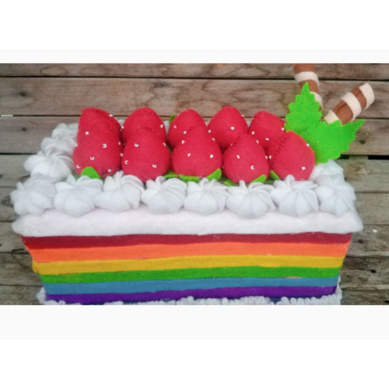 Jual kotak tisu rainbow cake | Shopee Indonesia