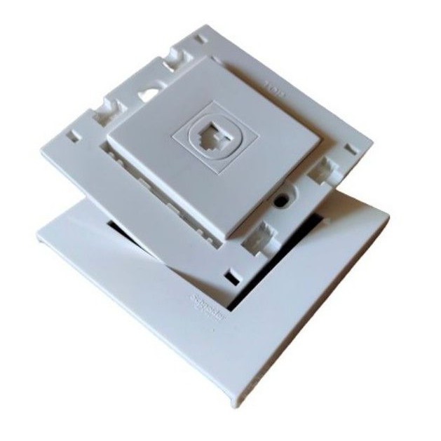 Jual SCHNEIDER Electric Outlet Telepon Vivace KB31TS 1 Gang | Shopee ...