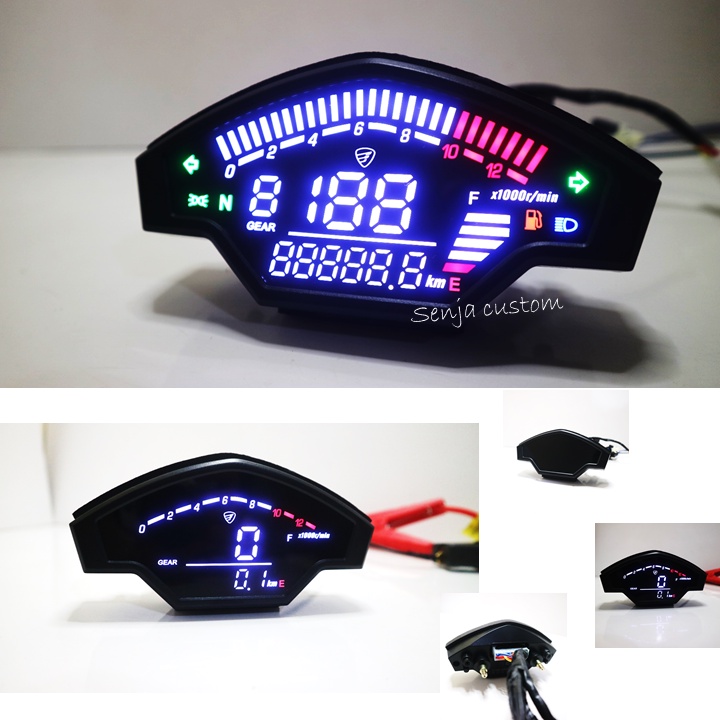 Jual spedometer digital gpx new universal bisa di pasang kesemua motor ...