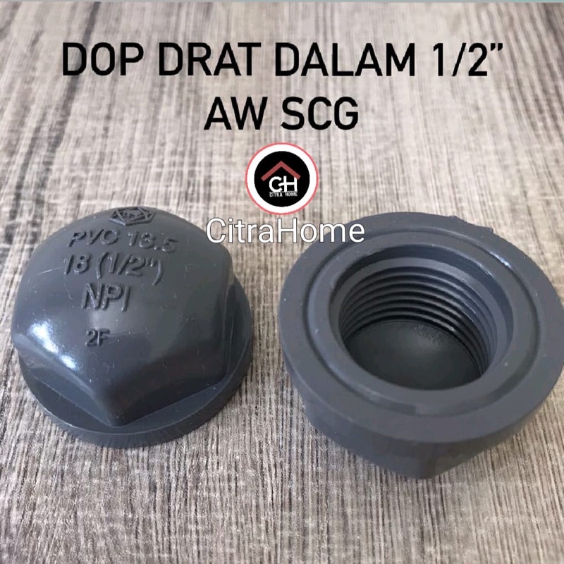 Jual Dop Drat Dalam PVC 1/2” AW SCG | Shopee Indonesia