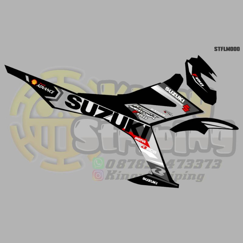 Jual STICKER STRIPING SATRIA FU FI INJEKSI CUSTOM DESAIN SUKA SUKA ...