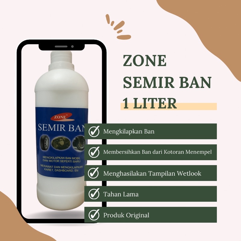 Jual Semir Ban Zone 1 Liter | Shopee Indonesia