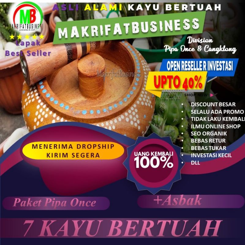 Jual Paket Asbak Aschenbecher KAYU MAHUNI Dot Painting dg SEDOTAN Once ...