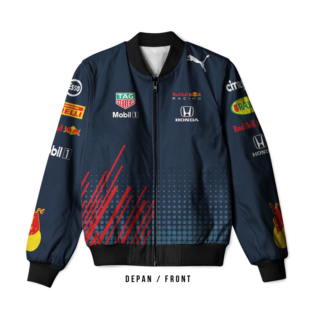 Jual Jaket Bomber F1 Red bull Formula One 2022 Redbull Full Print 02 ...